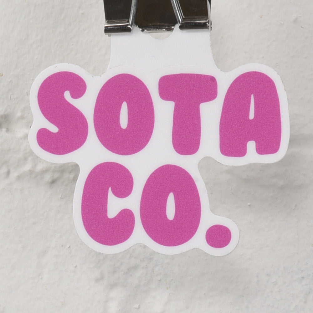 Sota Co. Bubble Letters sticker – sota clothing