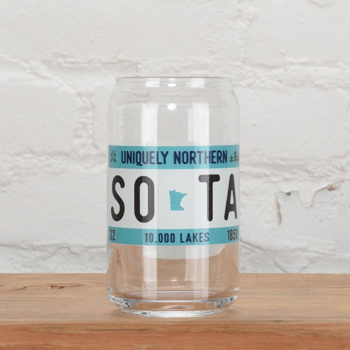 License Plate Beer Glass – sota clothing