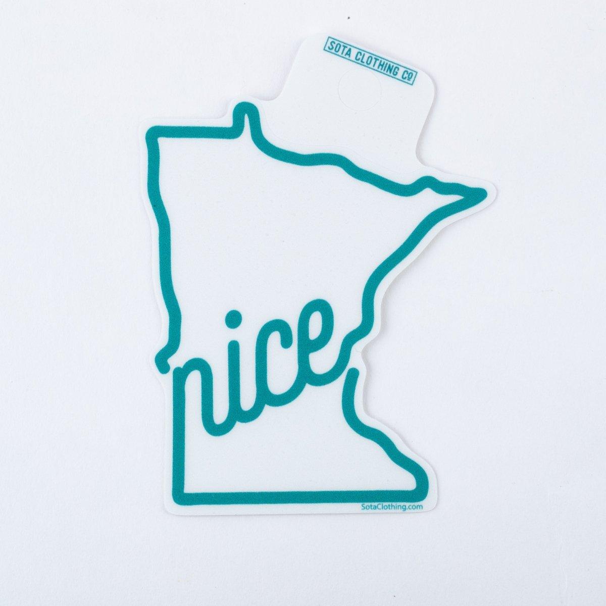 Minnesota Nice Sticker – sota clothing