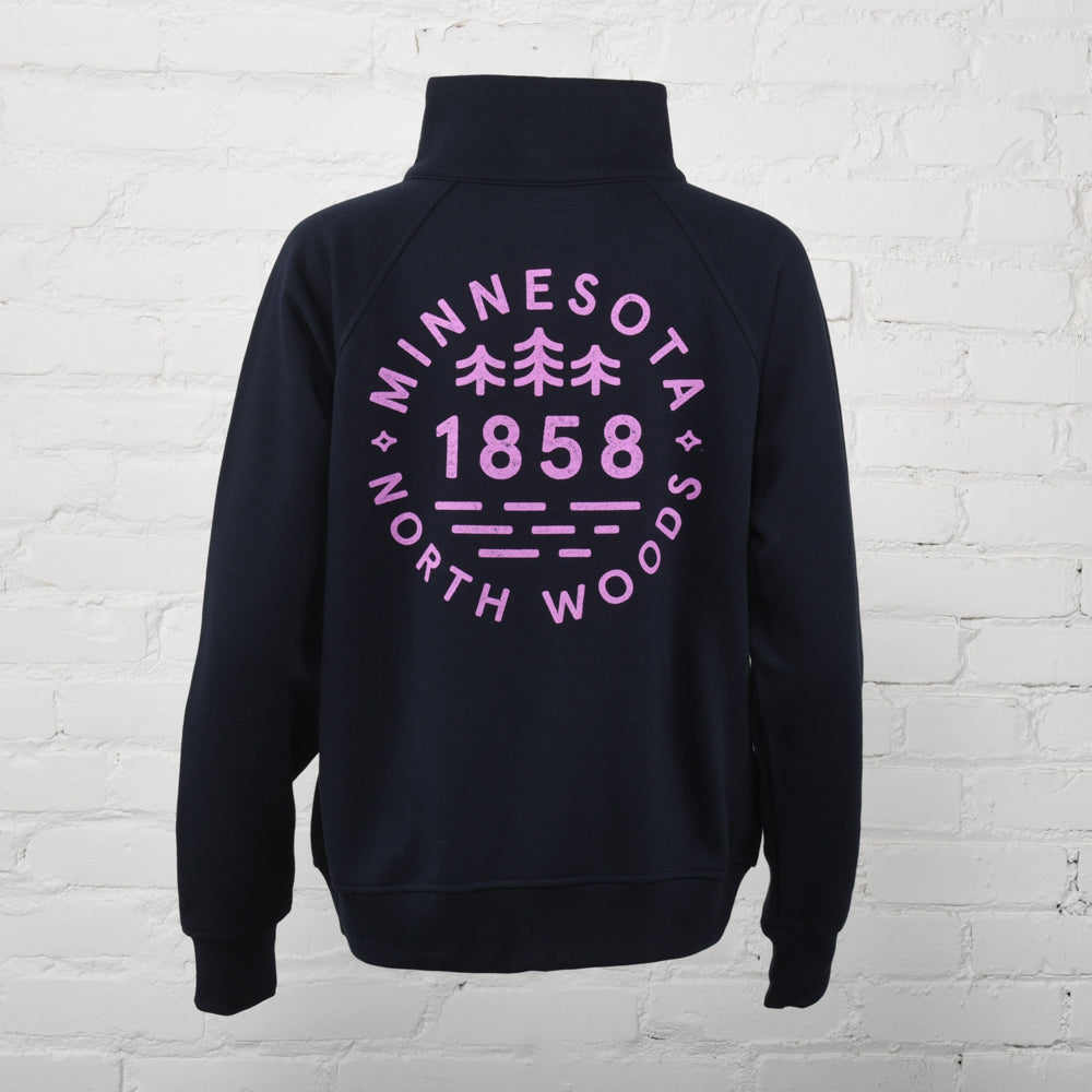 Women's Bubble Letter Boxy Full Zip – sota clothing